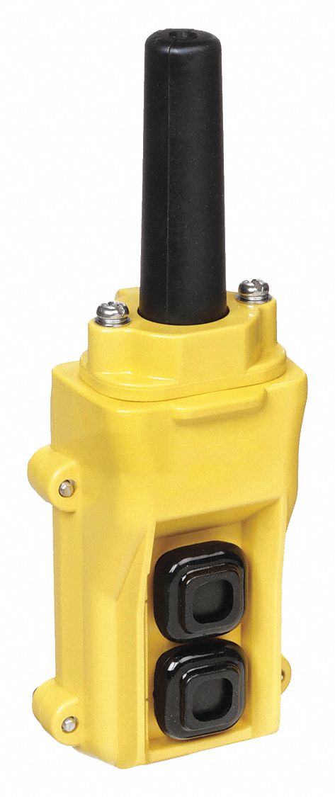 KH INDUSTRIES PENDANT CONTROL STATION, 2 PUSH BUTTONS, 1NO, NO LEGEND ...