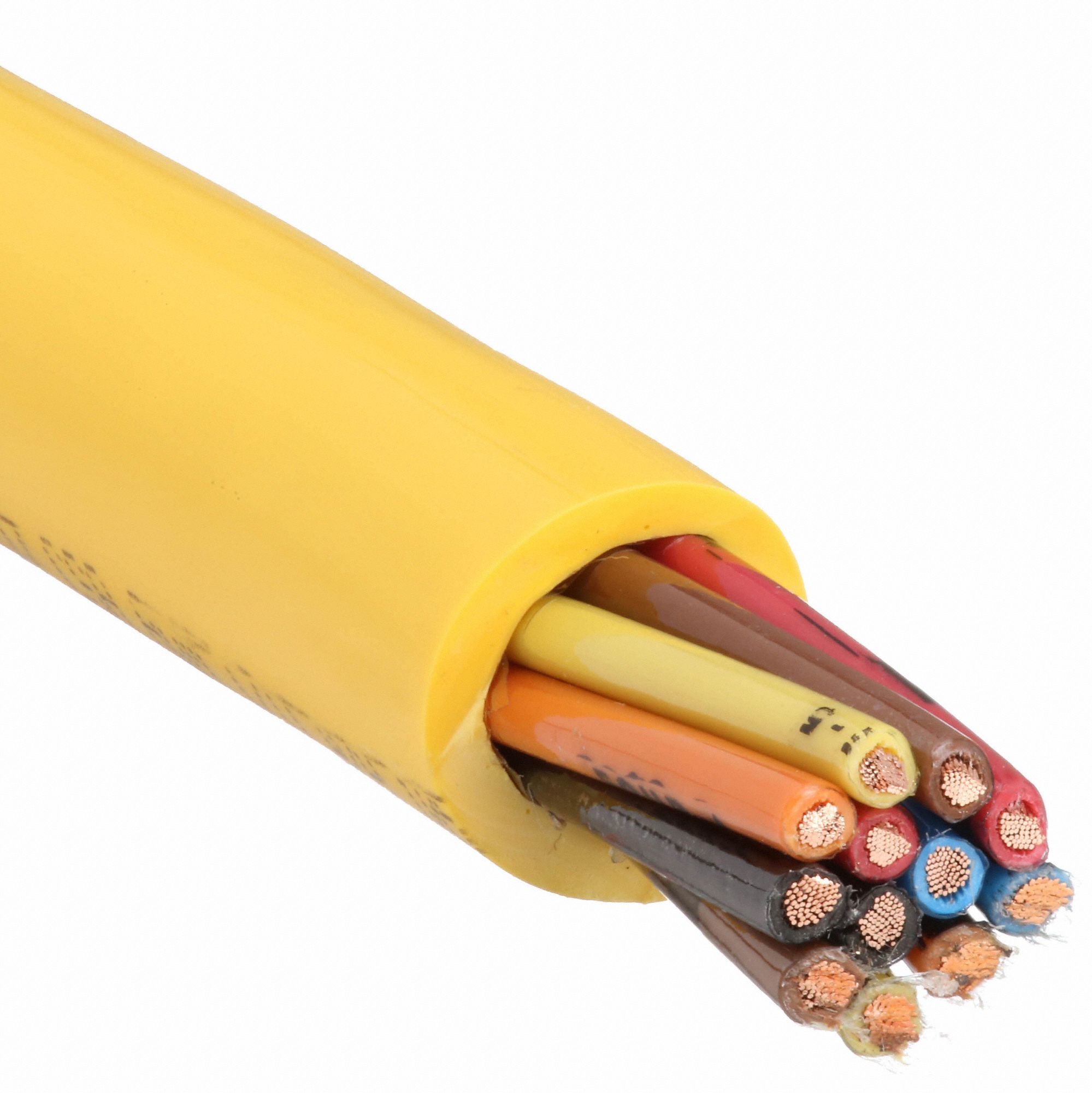 KH INDUSTRIES Pendant Cable: 12 Conductors, 16 AWG Wire Size, PVC ...