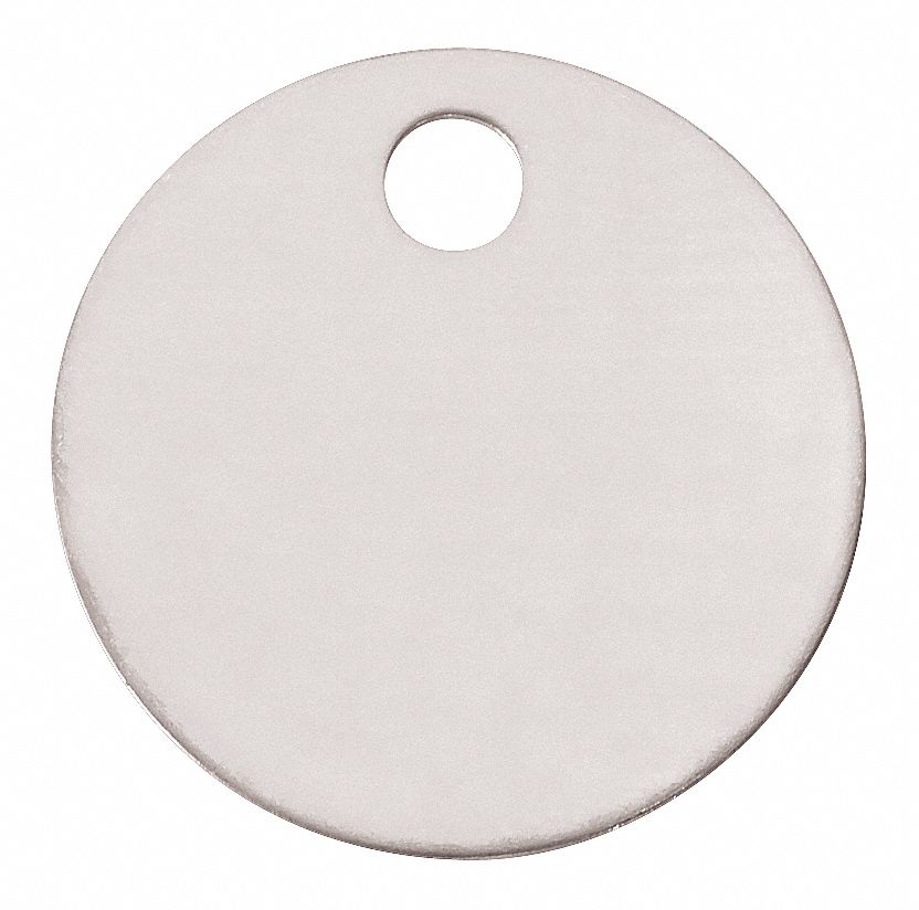 Circle, 1 in Dia, Marker Tag - 30PR81|MT1D-Q - Grainger