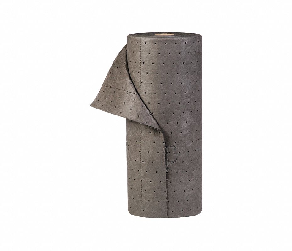 PIG Rollo Absorbente Universal 15" x 50 pies Polipropileno Gris ...