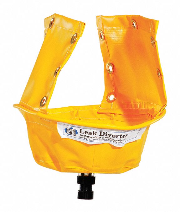 Pipe Leak Diverter,Yellow,1 lb. - Grainger