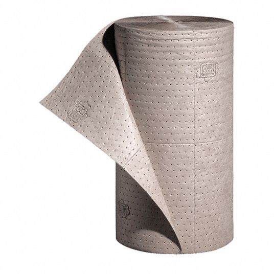 PIG, 2,400 in x 30 in Pad Size (L x W), Polypropylene, Absorbent Roll ...