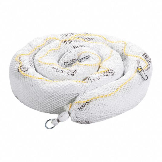 PIG, 5 in Dia, 10 ft Lg, Sorbent Boom - 30RC42|BOM600 - Grainger