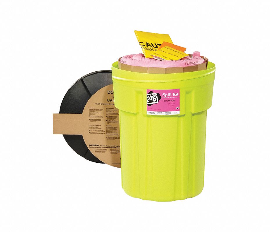 PIG Kit de Derrame, Chem/Hazmat, Verde - Kits, Estaciones y Rellenos ...