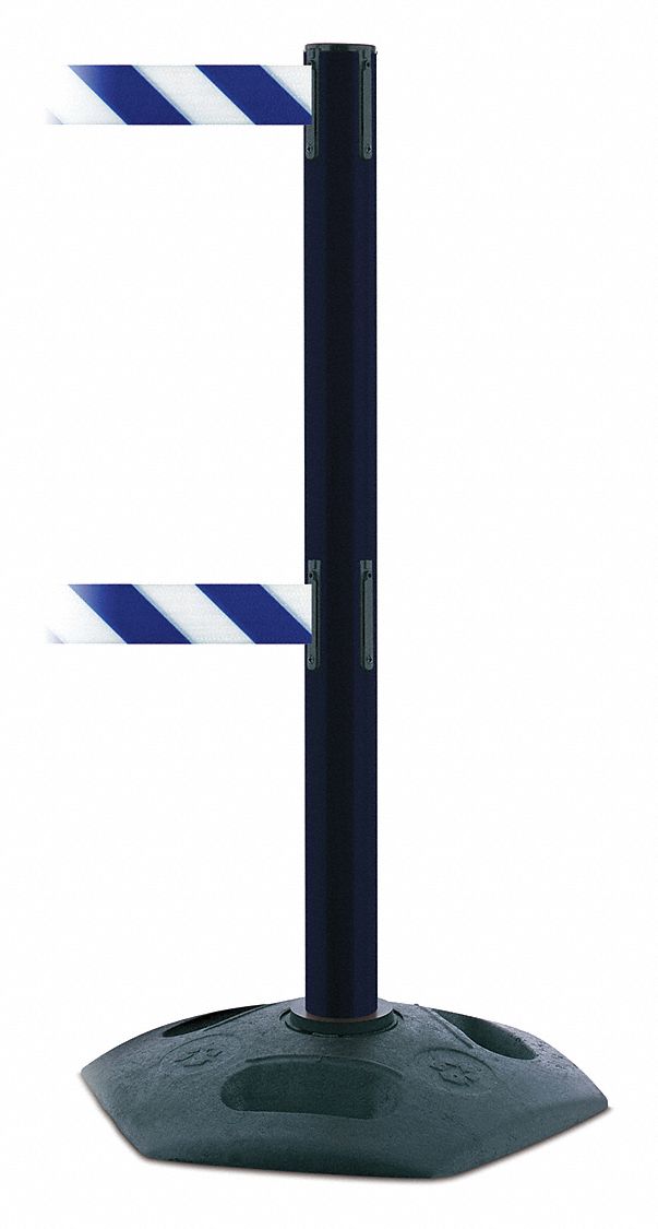 TENSABARRIER, Blue, Chevron, Barrier Post with Belt - 30RG02|886T2-33 ...