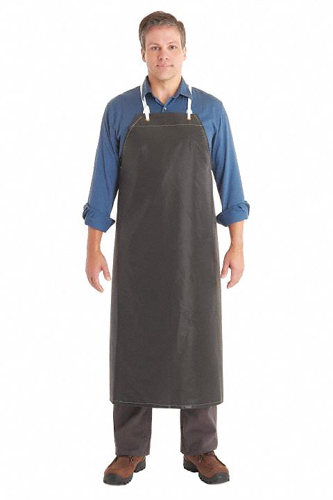 ALPHATEC, Neoprene, Black, Bib Apron - 30RN60|56-402 - Grainger