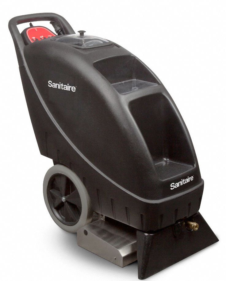 SANITAIRE Walk Behind Carpet Extractor, 9 gal, 110V, 100 psi, 18 in ...