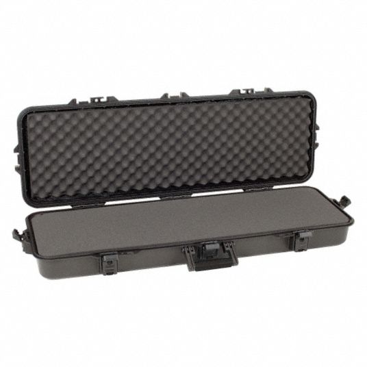 Rifle Case,42 in.,Black,Polypropylene - Grainger