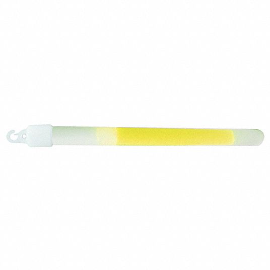 Yellow Lightstick, 15 in Length, 12 hr Duration, 1 EA - Grainger