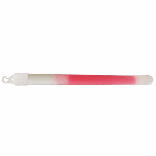 Red Lightstick, 15 in Length, 8 hr Duration, 1 EA - Grainger