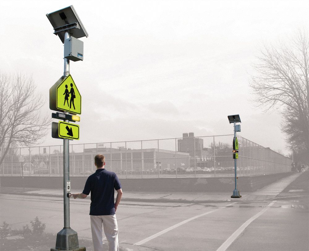 TAPCO Pedestrian Crossing Warning System - 30RV06|2180-RRFBXLS - Grainger