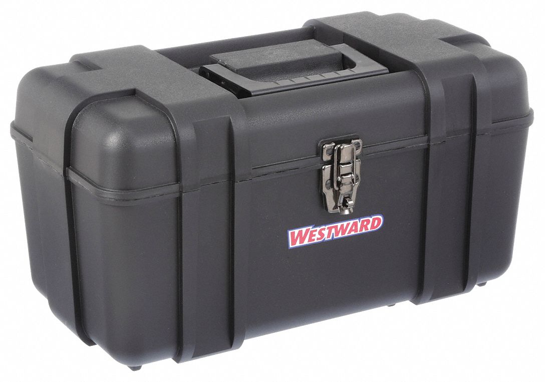 WESTWARD, 17 in W 9 1/2 in D 9 in H, Plastic, Tool Box - 30RZ37|30RZ37 ...