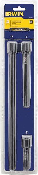 IRWIN, 3/8 in Input Drive Size, 3/8 in Output Drive Size, Socket ...