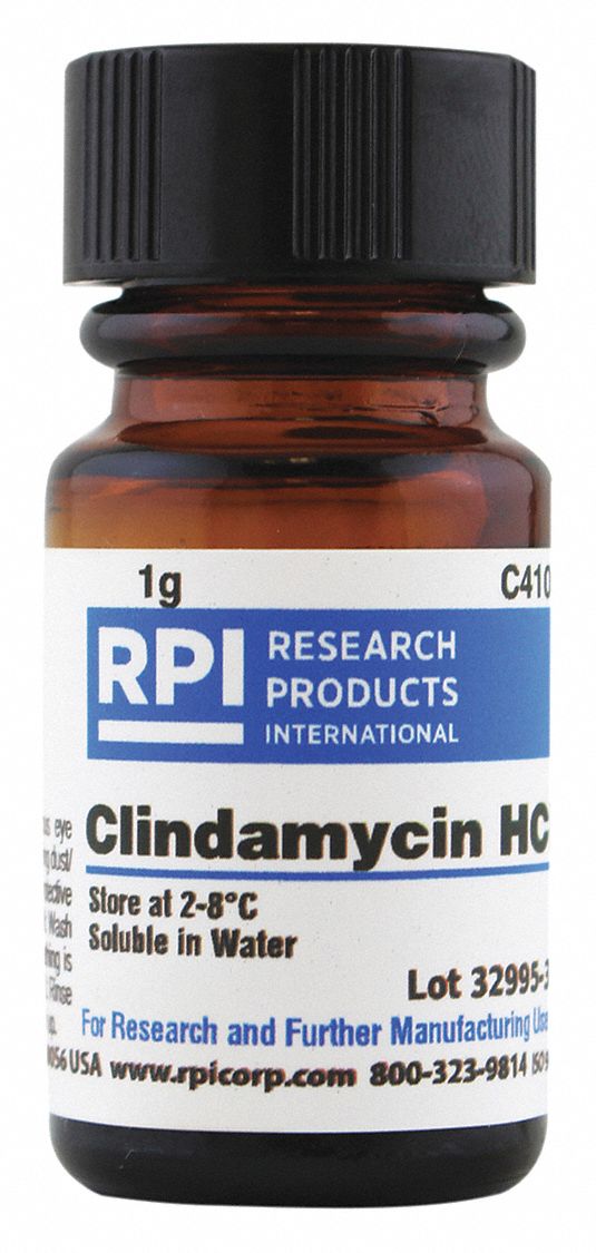RPI Clindamycin Hydrochloride: 1 g Container Size, Powder - 30TX56 ...