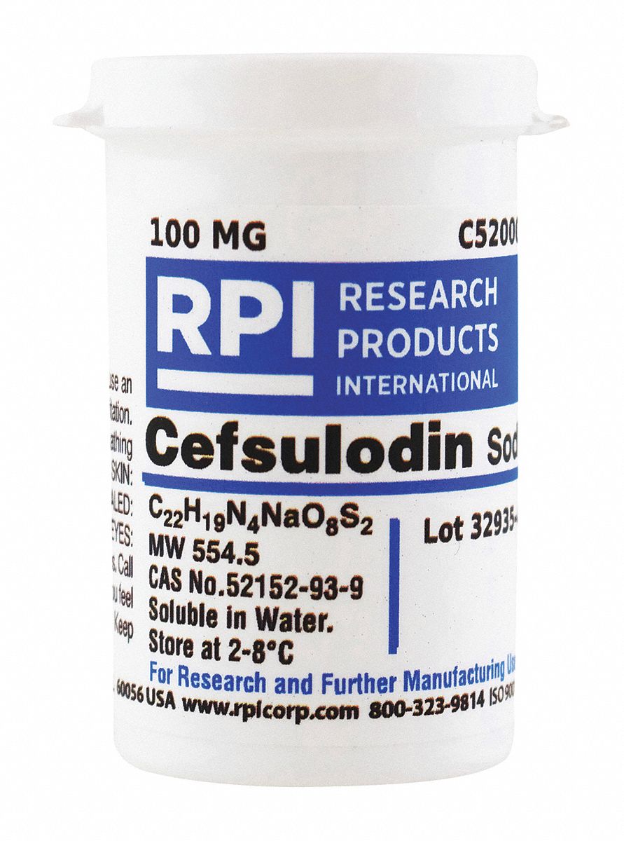RPI Cefsulodin Sodium Salt: 100 mg Container Size, Powder - 30TX69 ...