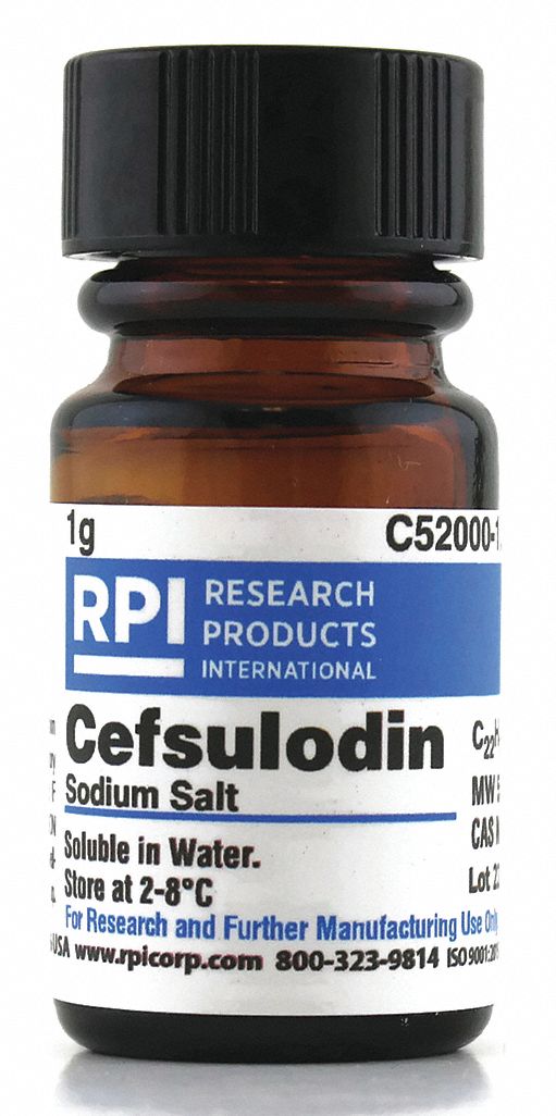RPI Cefsulodin Sodium Salt: 1 g Container Size, Powder - 30TX70|C52000 ...