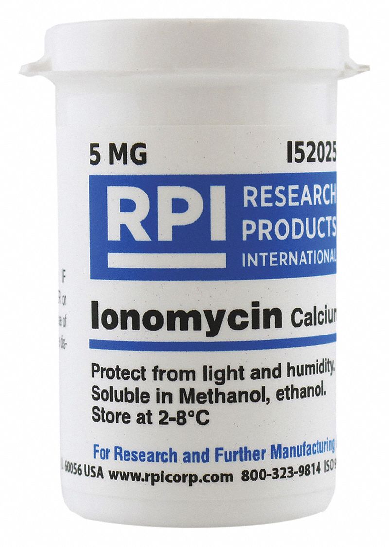 RPI Ionomycin Calcium Salt: 5 mg Container Size, Powder - 30TY52|I52025 ...