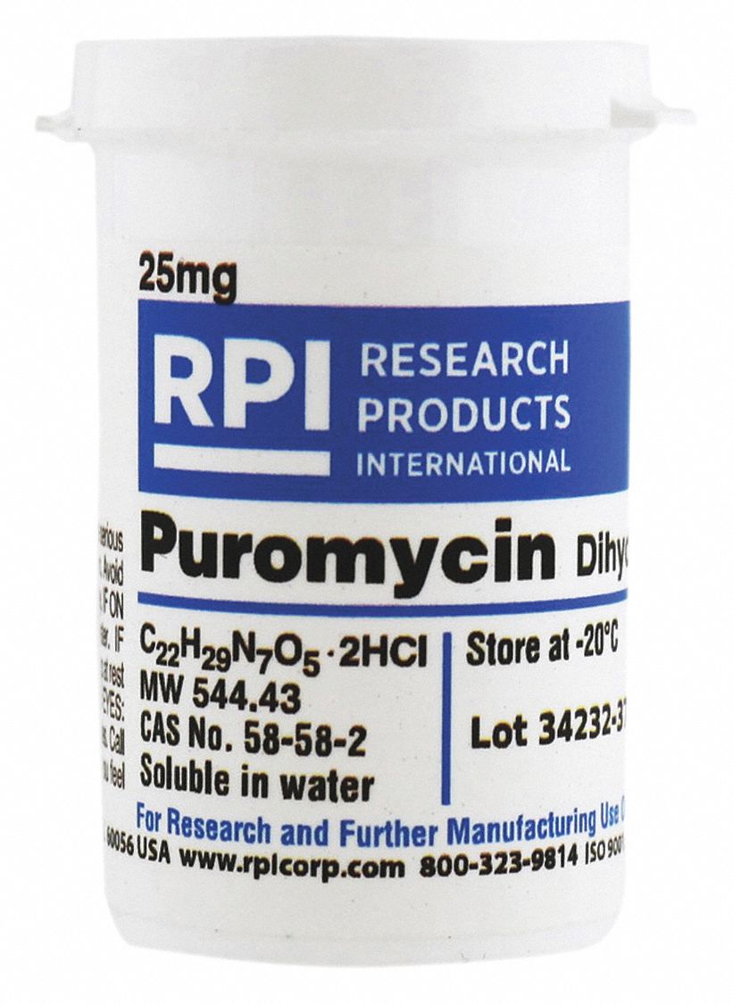 RPI Puromycin, Dihydrochloride, 1 mg Powder - 30TZ96|P33020-0.025 ...