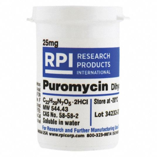 RPI Puromycin, Dihydrochloride, 1 mg Powder - 30TZ96|P33020-0.025 ...
