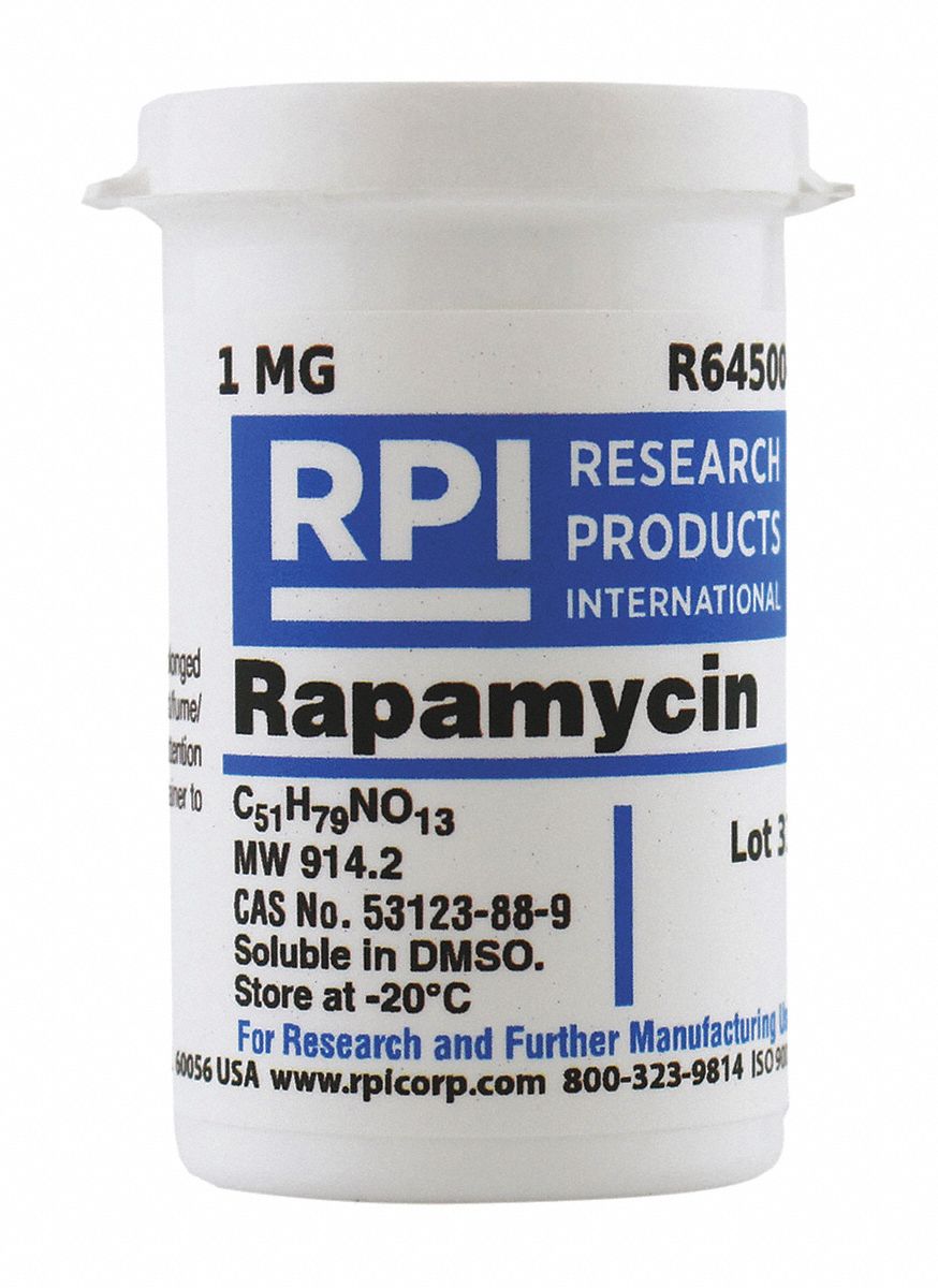 RPI Rapamycin, 1 mg Powder - 30UA43|R64500-0.001 - Grainger