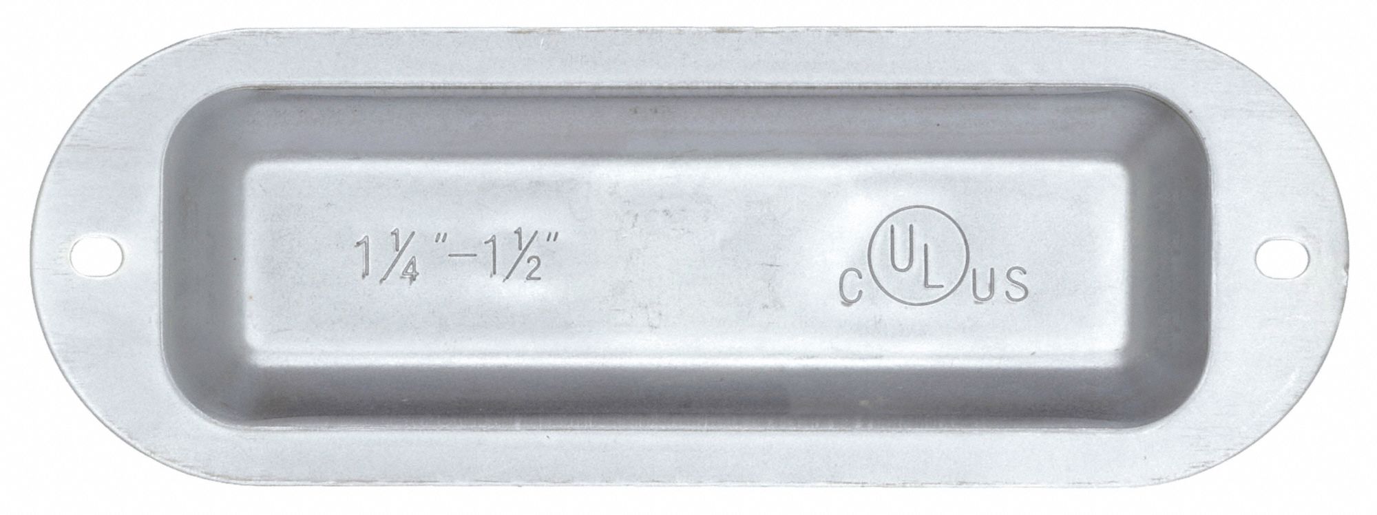 Steel, 1 1/4 in_1 1/2 in Trade Size, Conduit Body Cover - 30UG85|30UG85 ...