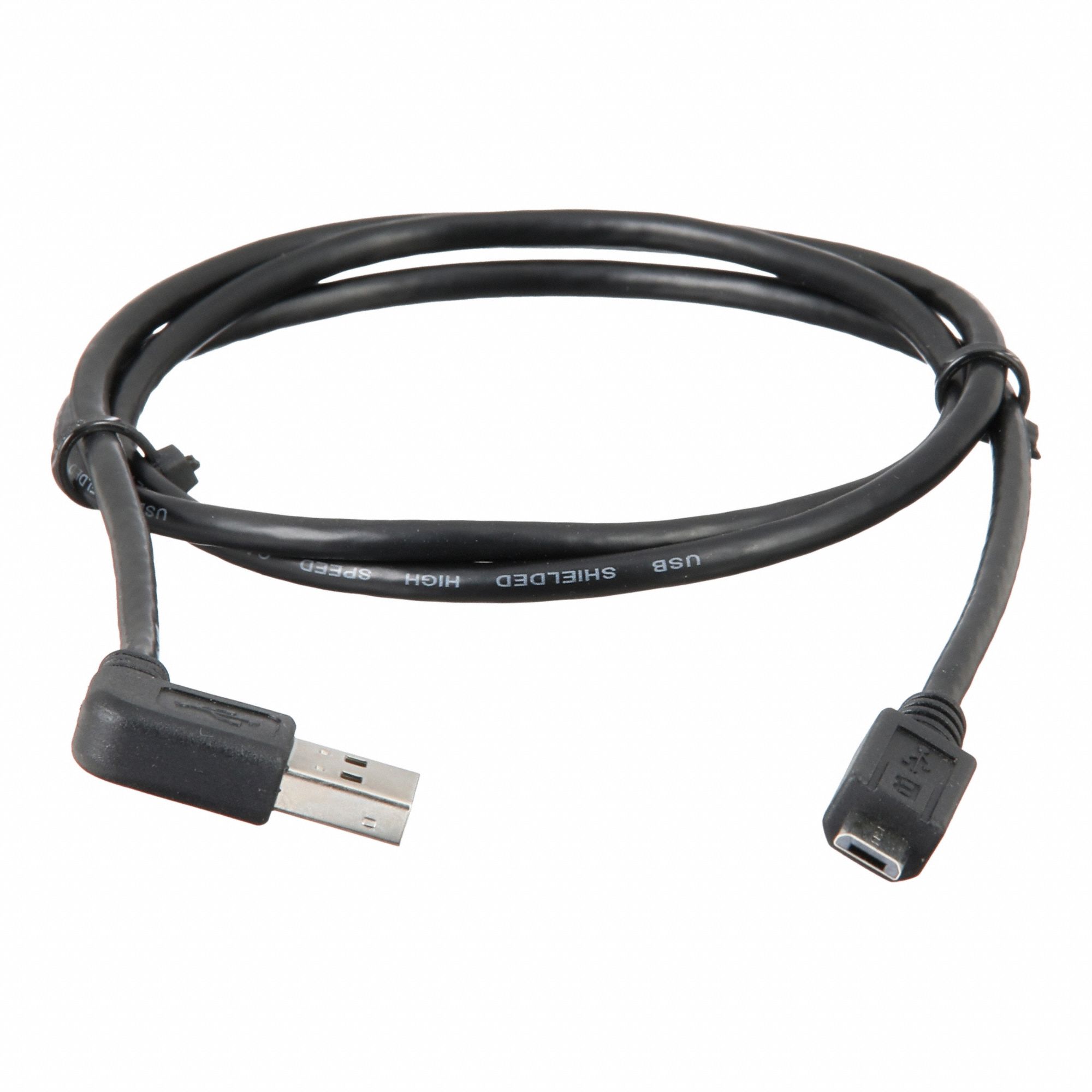 TRIPP LITE, Type A End 1, Micro B End 2, Right Angle USB Cable - 30UJ31 ...