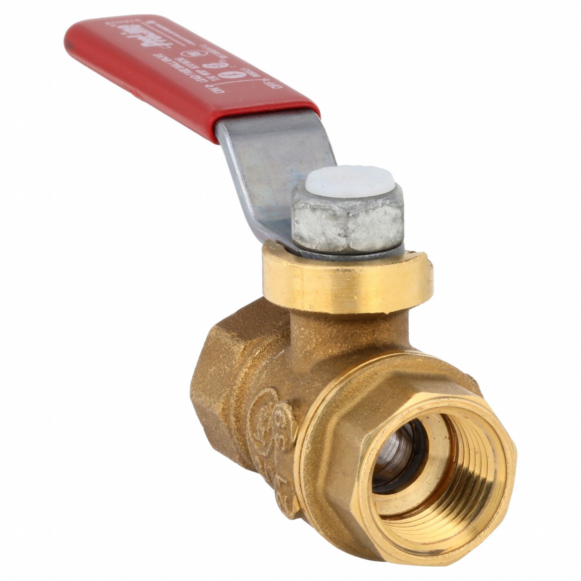 3/8 in, Brass, Manual Two-Way Ball Valve - 30UN19|107-402NL - Grainger