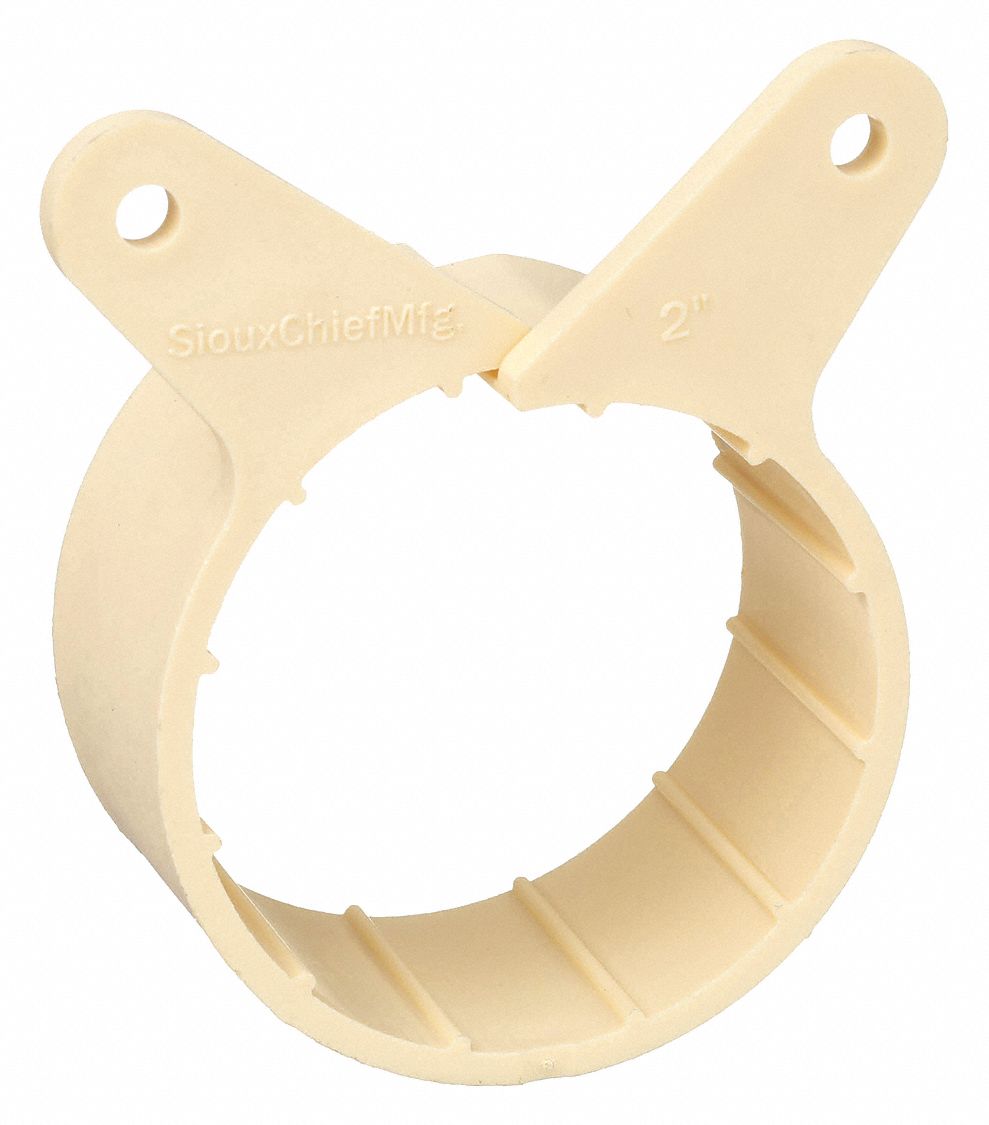Plastic, For 5 1/2 in Copper Tube, Plastic Clamp - 30VX57|QISC7 - Grainger