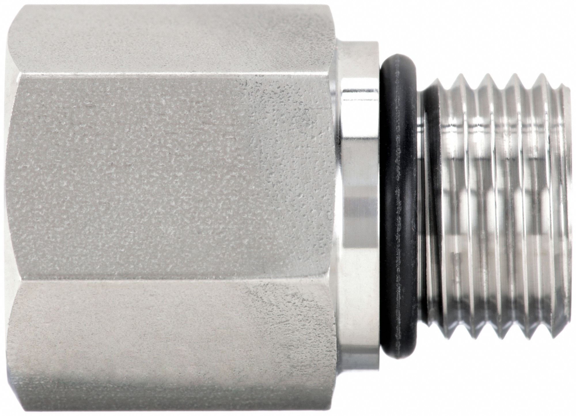 PARKER Adapter: 316 Stainless Steel, 3/4 in x 1/2 in Fitting Pipe Size ...