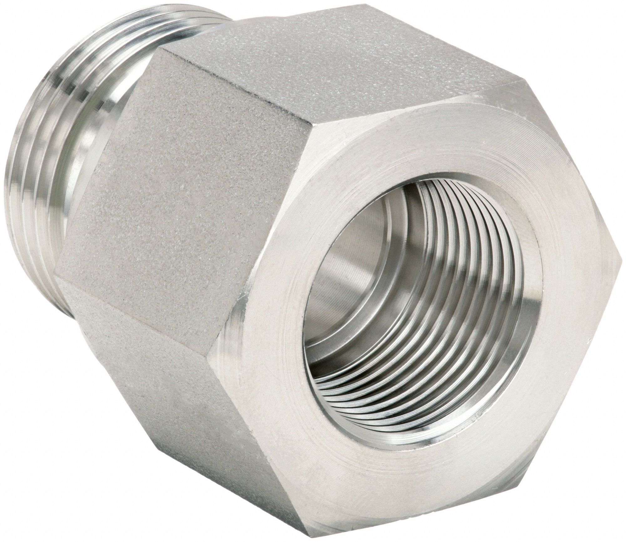 PARKER Reducing Adapter: 316 Stainless Steel, 1 in x 1/2 in Fitting ...