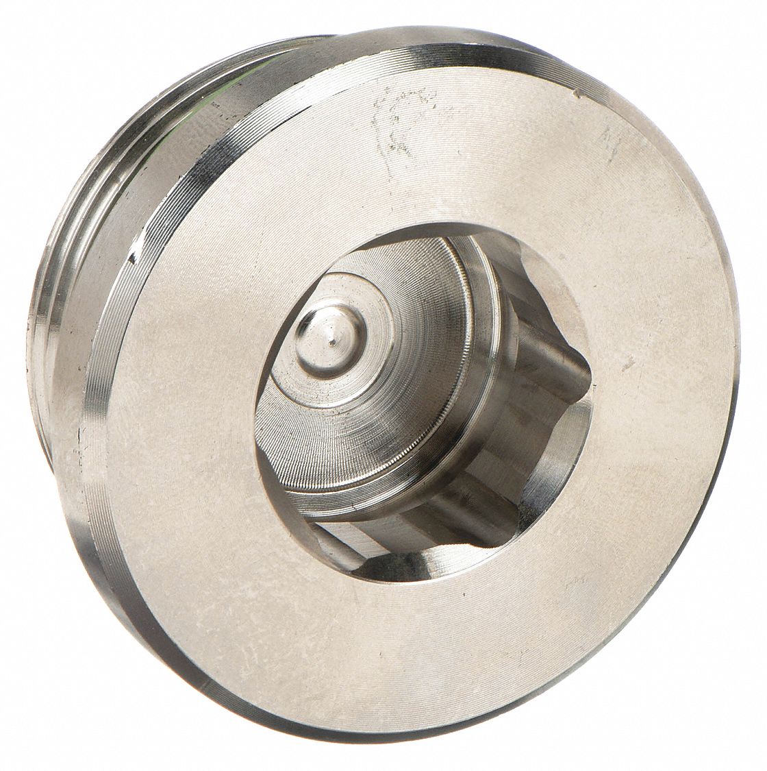 316L Stainless Steel, 1 1/4 in Fitting Pipe Size, Hollow Hex Head Plug ...