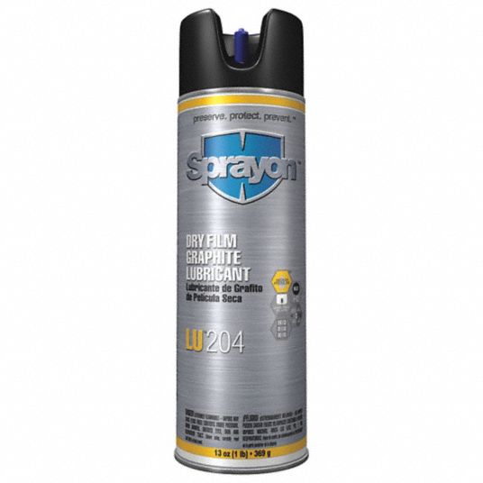SPRAYON, Aerosol Can, 13 oz, General Purpose Dry Lubricant - 30WK24 ...