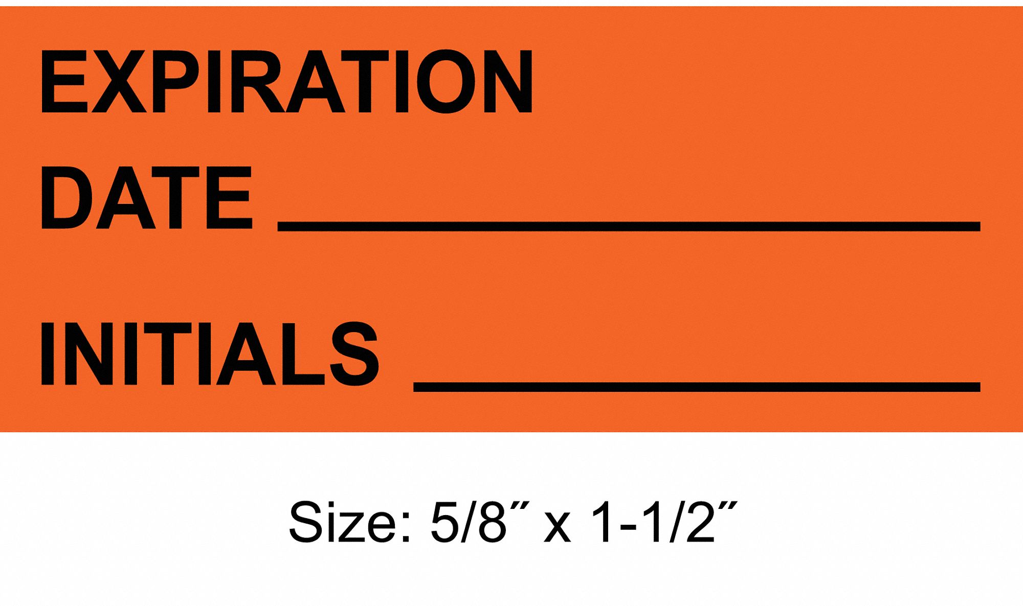 1 1/2 in Wd, 5/8 in Ht, Inspection Label - 30XD52|TC-20908 - Grainger