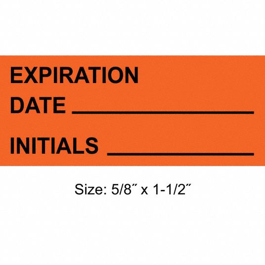 1 1/2 in Wd, 5/8 in Ht, Inspection Label - 30XD52|TC-20908 - Grainger