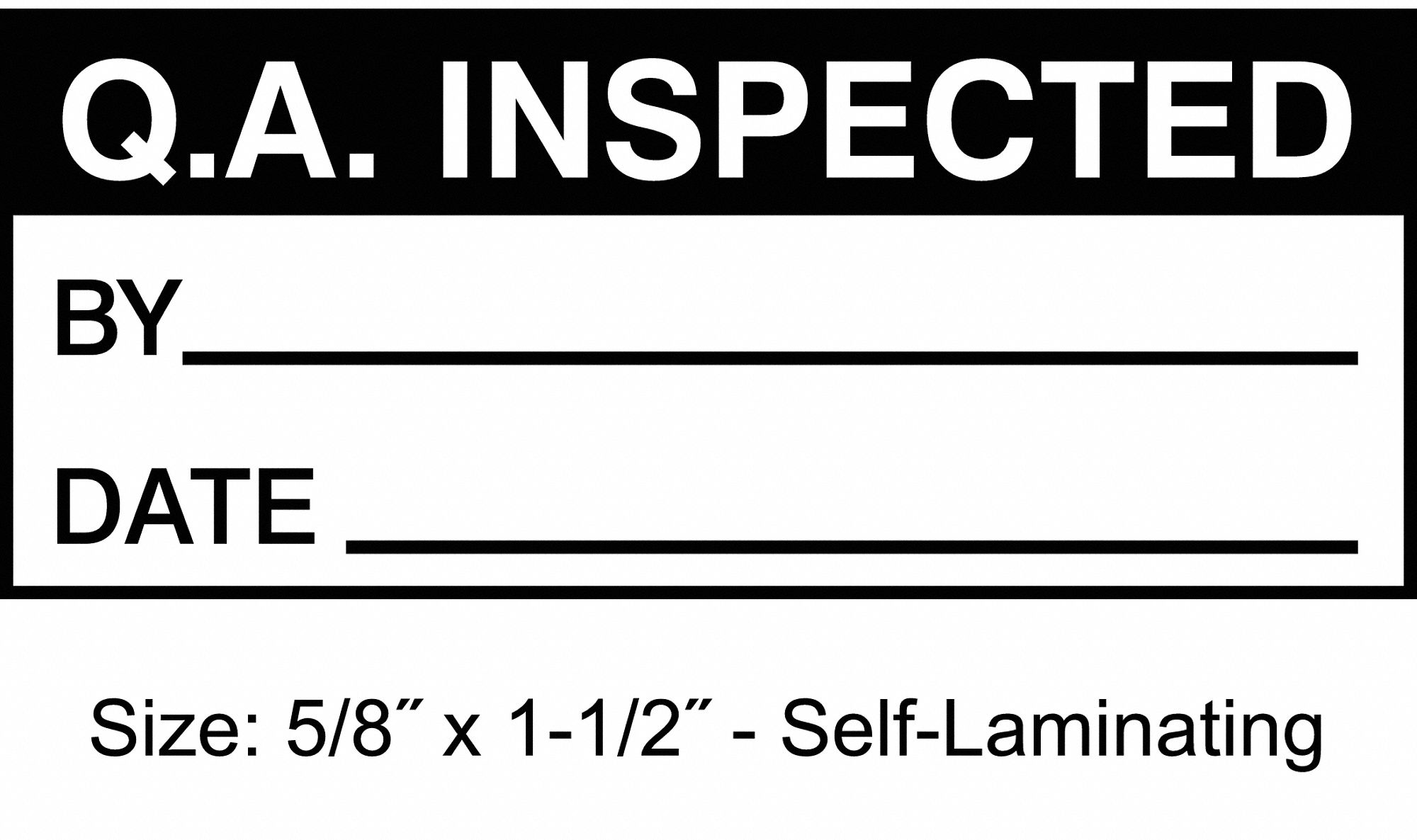Inspection, 1 1/2 in Wd, Inspection Label - 30XD56|TCSL2-10734 - Grainger