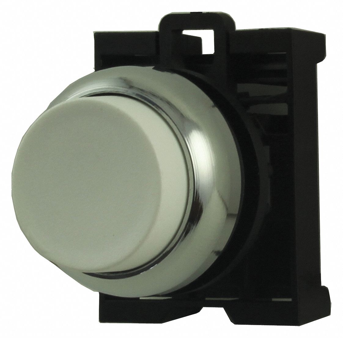 EATON, White, 22 mm Mounting Size, Extended Push Button - 30XD97|M22M ...