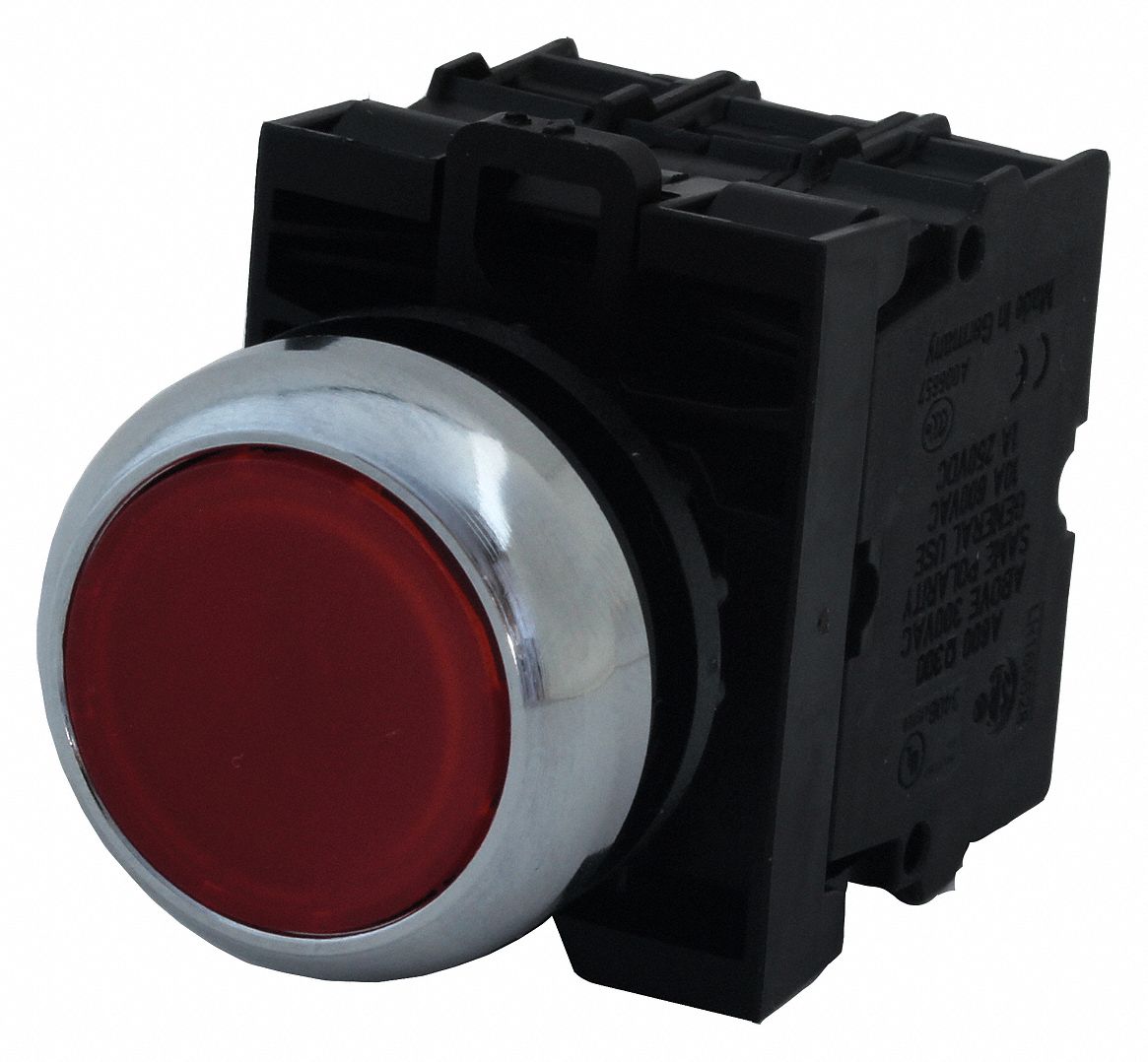 EATON, Illuminated, Flush Profile, Illuminated Push Button - 30XE33|M22M-DL-R-K11-R - Grainger