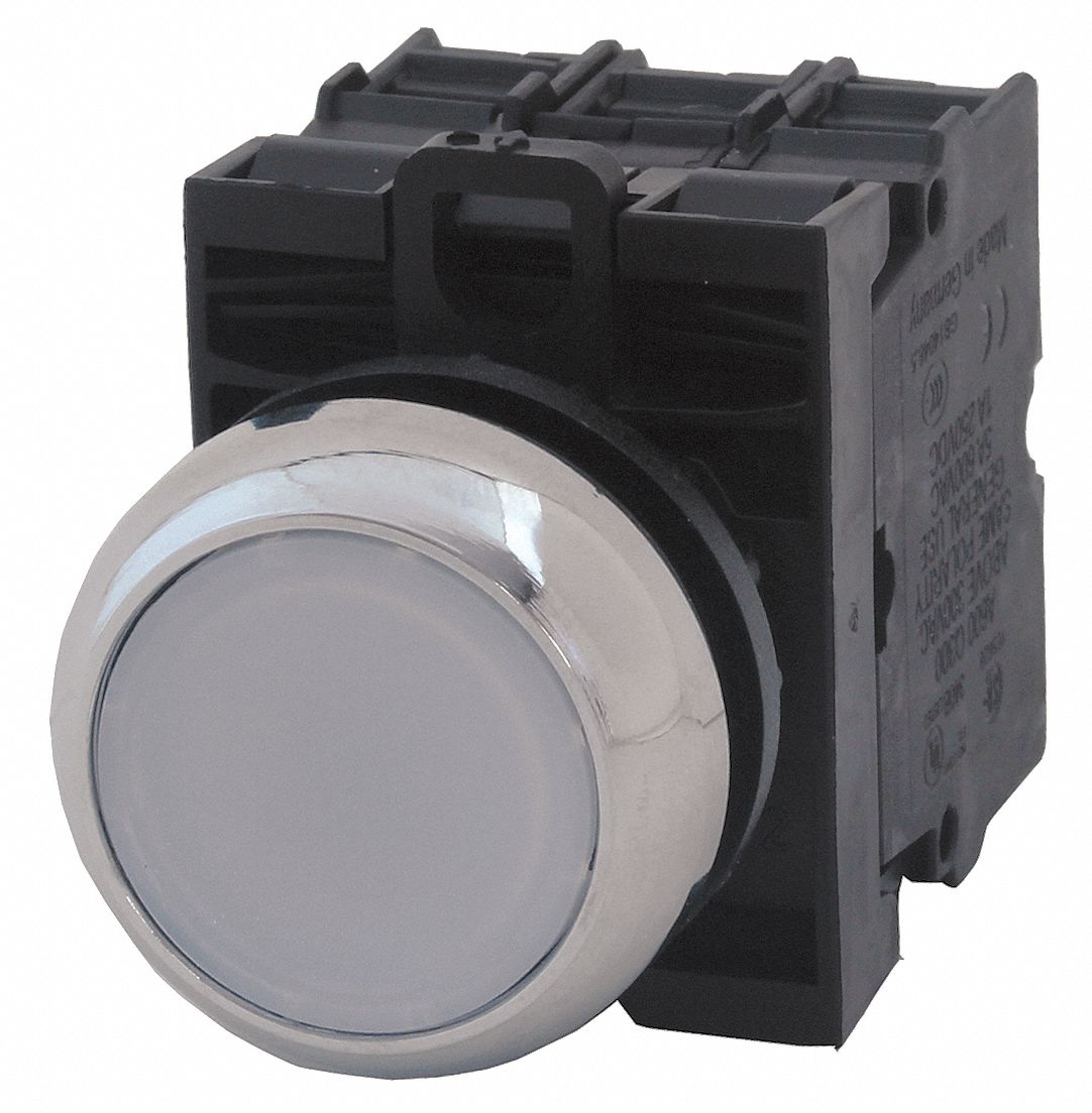 EATON Illuminated Push Button: Momentary, White, LED, 2NO, Flush Button ... EATON Illuminated Push Button: Momentary, White, LED, 2NO, Flush Button ...