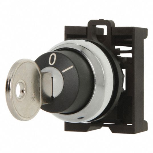 EATON, 22 mm Panel Mounting Size, Keyed Selector Switch - 30XE62|M22M ...