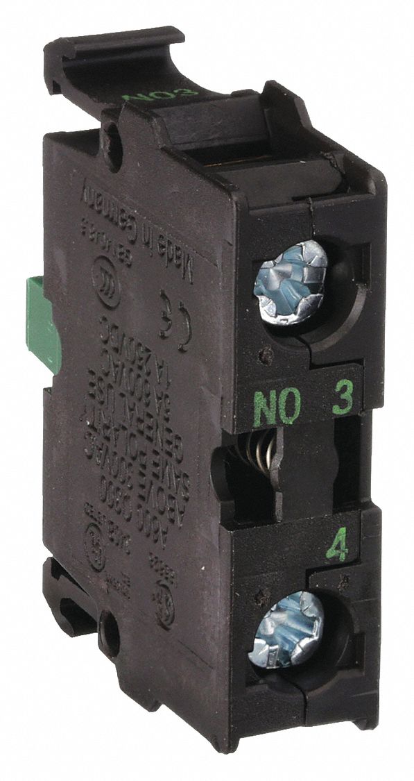 EATON, 22 mm Panel Mounting Size, 1NO, Contact Block - 30XE83|M22-K10 - Grainger