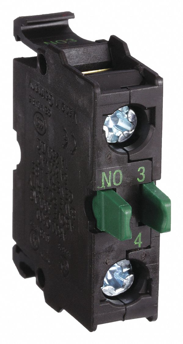 EATON, 22 mm Panel Mounting Size, 1NO, Contact Block - 30XE85|M22-KC10 - Grainger