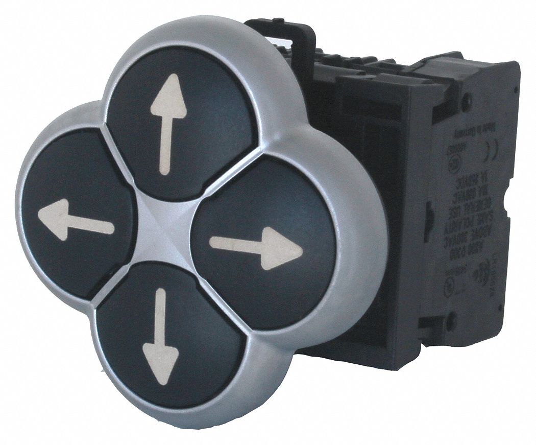 EATON, Non-Illuminated, 4 Button, Flush Push Button - 30XF15|M22-D4-S ... EATON, Non-Illuminated, 4 Button, Flush Push Button - 30XF15|M22-D4-S ...