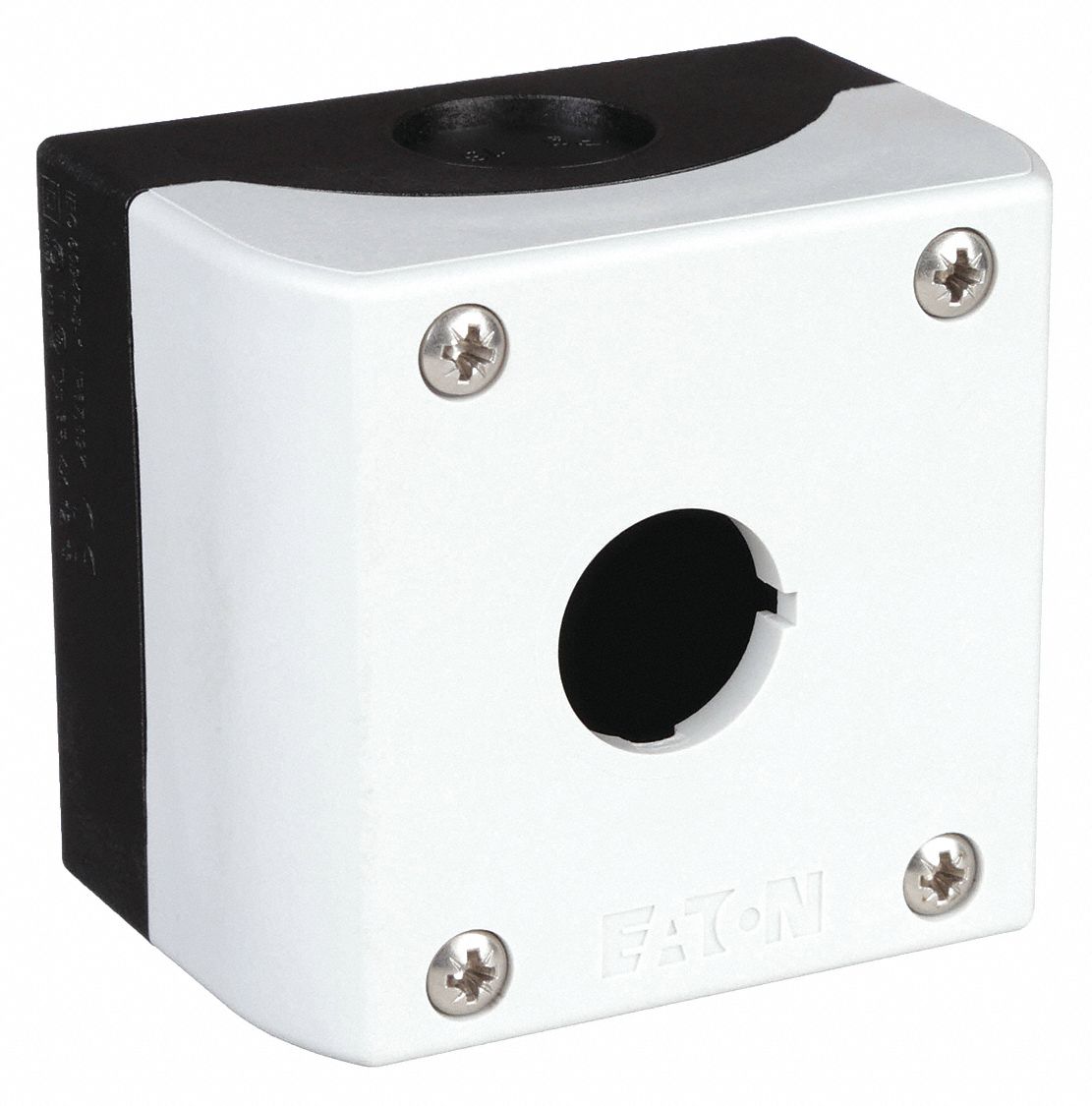 EATON, 22mm, 1 Holes, Push Button Enclosure - 30XF17|M22-I1-PG - Grainger