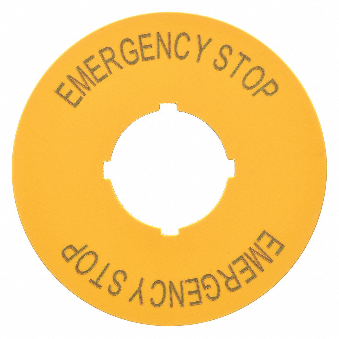 22 mm Panel Mounting Size, Round, Legend Plate - 30XF23|M22-XBK5 - Grainger