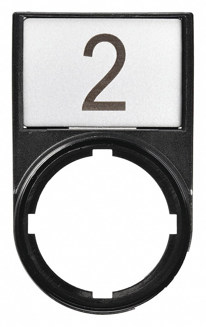 22 mm Panel Mounting Size, Rectangular, Legend Plate - 30XF35|M22S-ST-X53 - Grainger