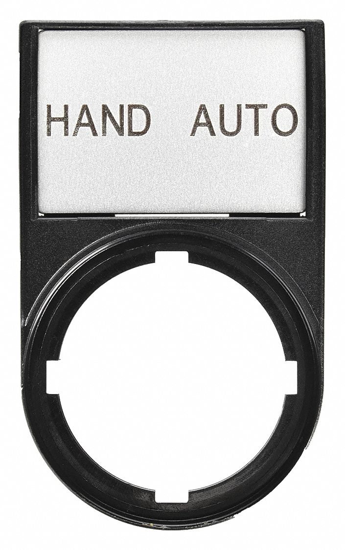 22 mm Panel Mounting Size, Rectangular, Legend Plate - 30XF39|M22S-ST-D11 - Grainger