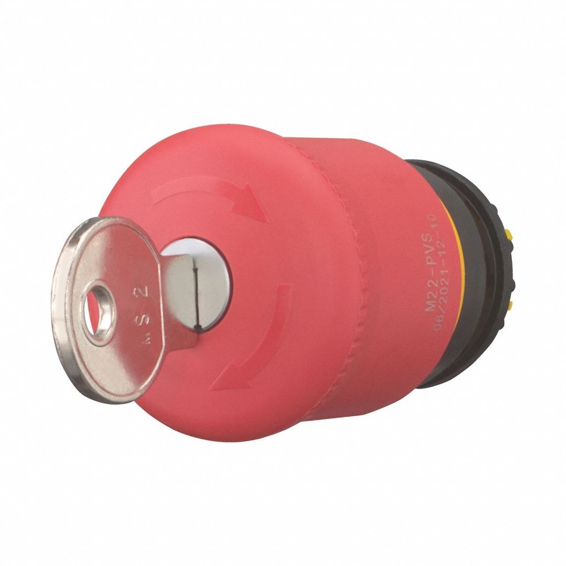 EATON, Red, 22 mm Mounting Size, Emergency Stop Push Button - 30XF67 ...