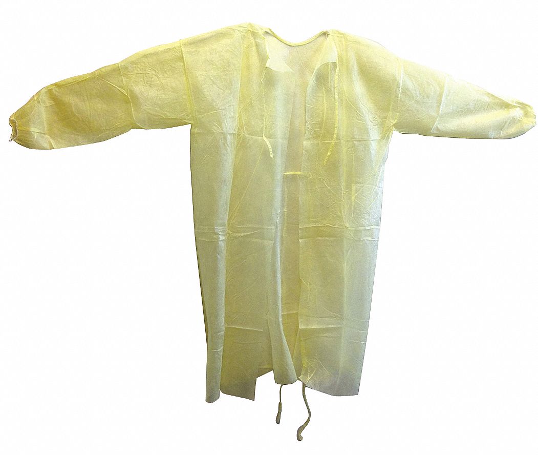 MAZZA HEALTHCARE, Elastic, Closed-Back Back, Isolation Gown - 30XG98 ...