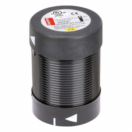 DAYTON, 24V AC/24V DC, 2 in Overall Dia, Tower Light Sounder Tier ...