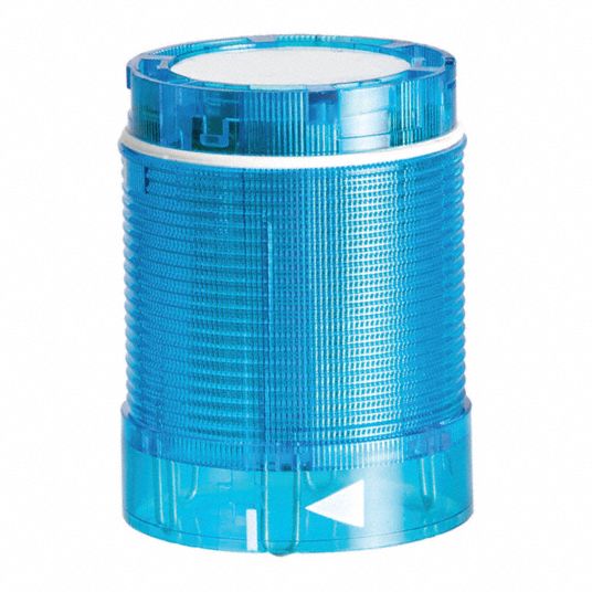 DAYTON Tower Light Module Flashing: 24V AC/DC, Blue, 50 mm Dia, 1/12/13 ...